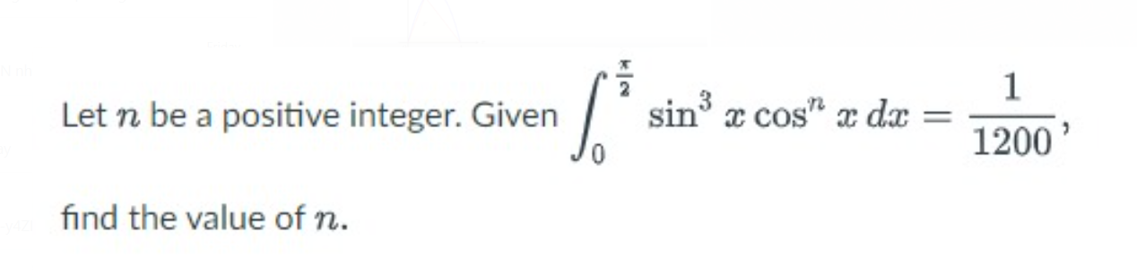 Solved Let n ﻿be a positive integer. Given | Chegg.com