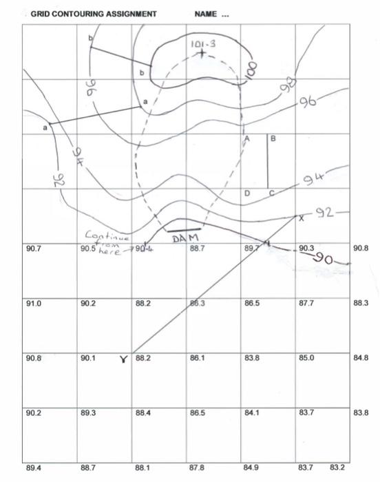 Solved On the upper area of the grid on the provided plan, | Chegg.com