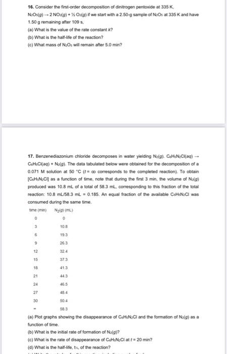 Solved 16. Consider the first-order decomposition of | Chegg.com
