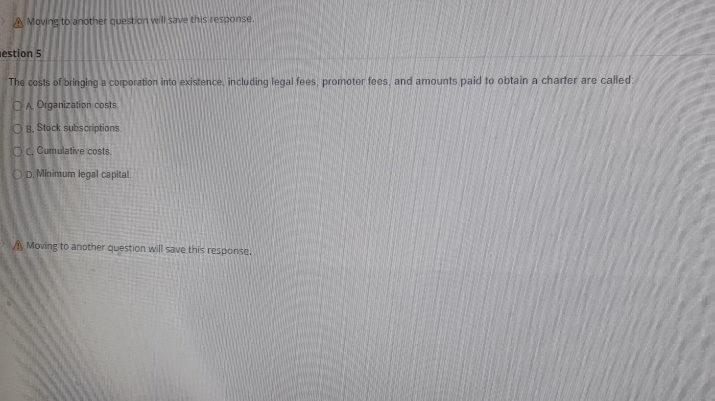 Solved A Moving to another question will save this response. | Chegg.com