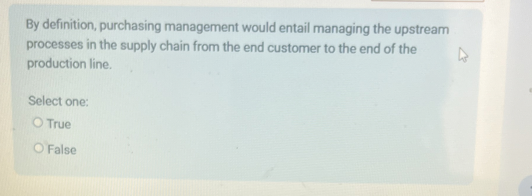 Solved By definition, purchasing management would entail | Chegg.com