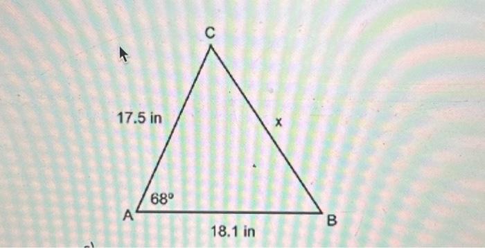 Solved 6. Solve for x in each of the following triangles. | Chegg.com