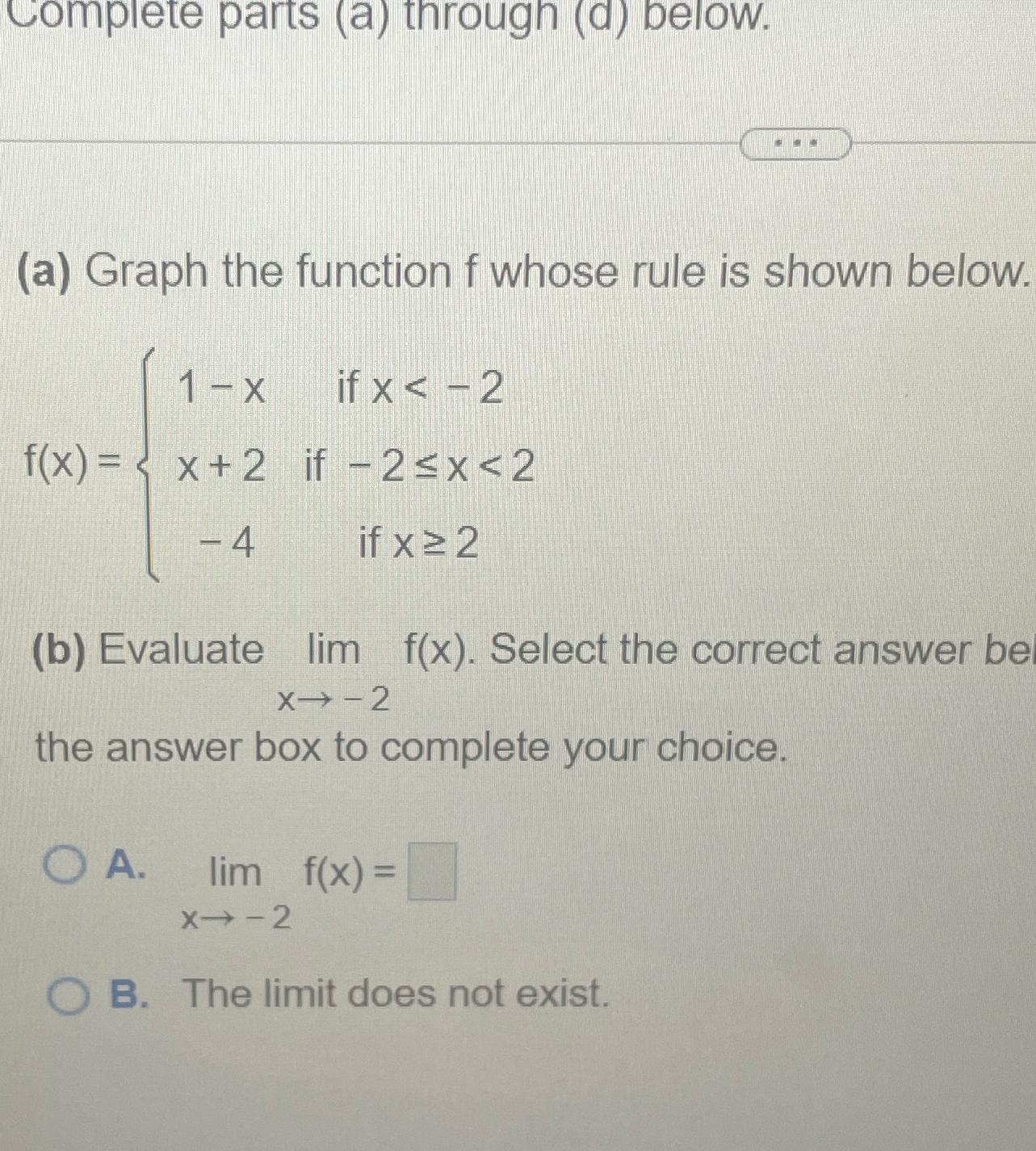 Solved (a) ﻿Graph the function f ﻿whose rule is shown | Chegg.com