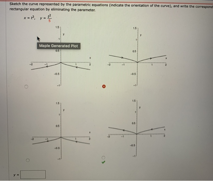 Solved Sketch The Curve Represented By The Parametric