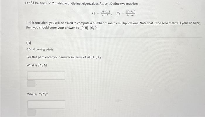 Solved 0.0/1.0 point (graded) For this part, enter your | Chegg.com