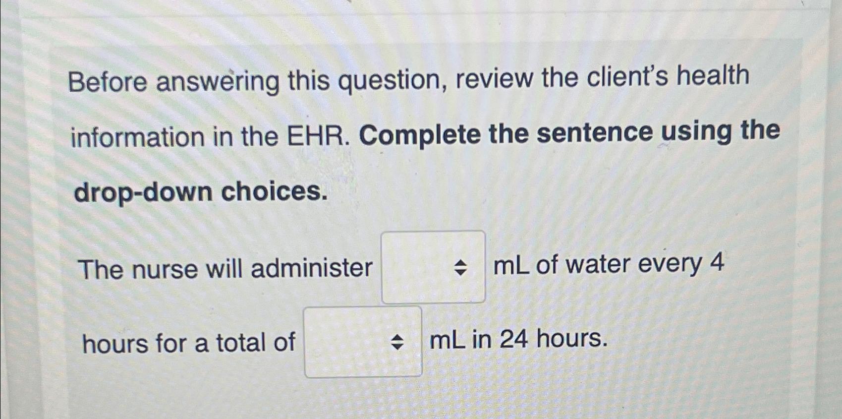 Before answering this question, review the client's | Chegg.com