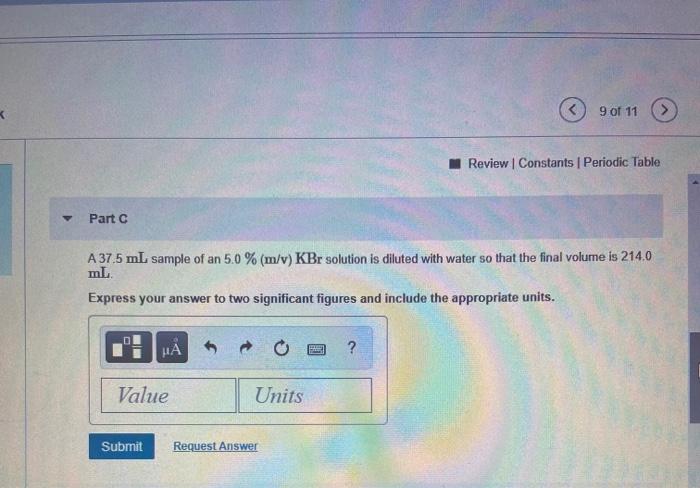 Solved the Review | Constants Periodic Table Part A Heting | Chegg.com