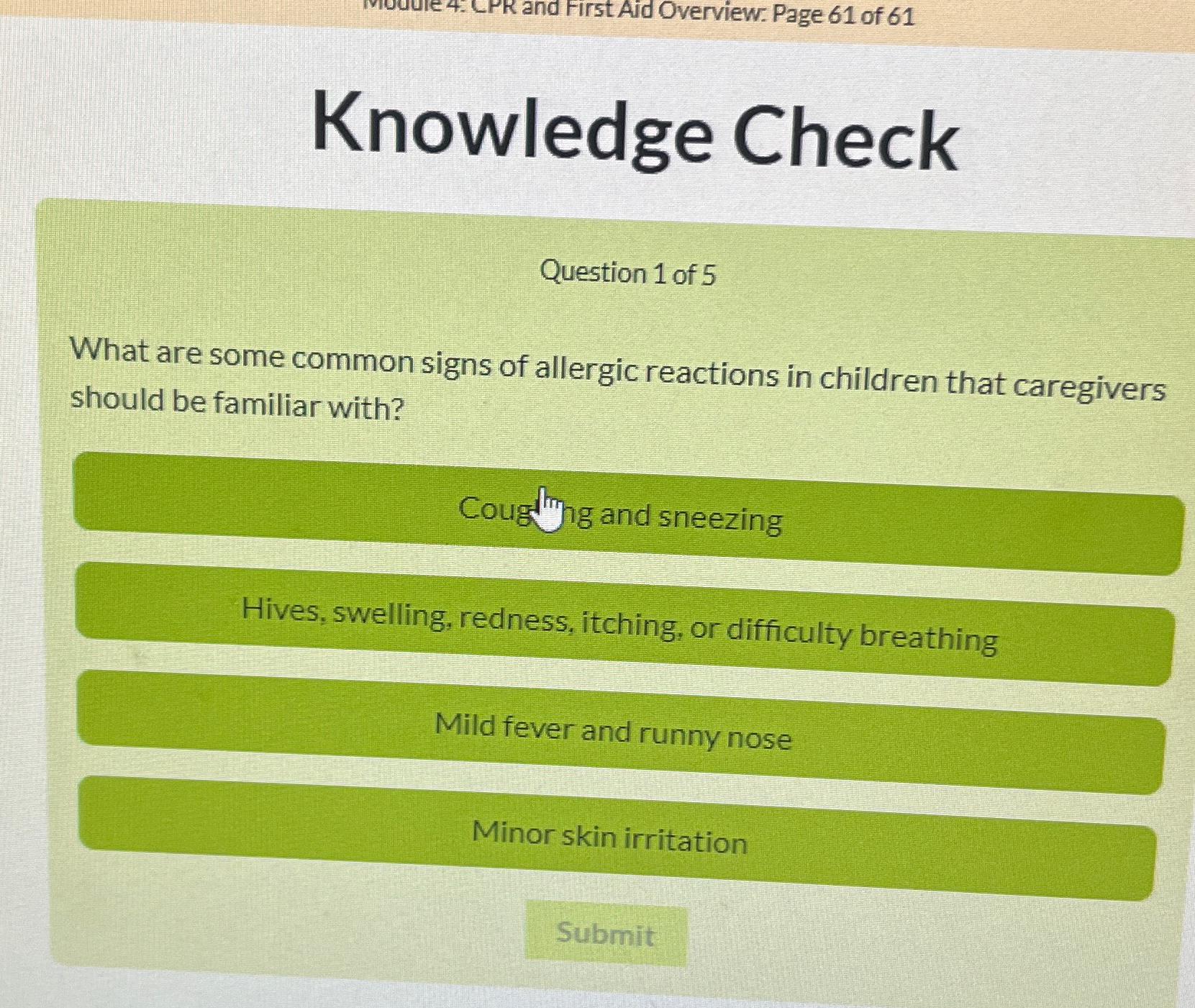Solved Knowledge CheckQuestion 1 ﻿of 5What are some common | Chegg.com