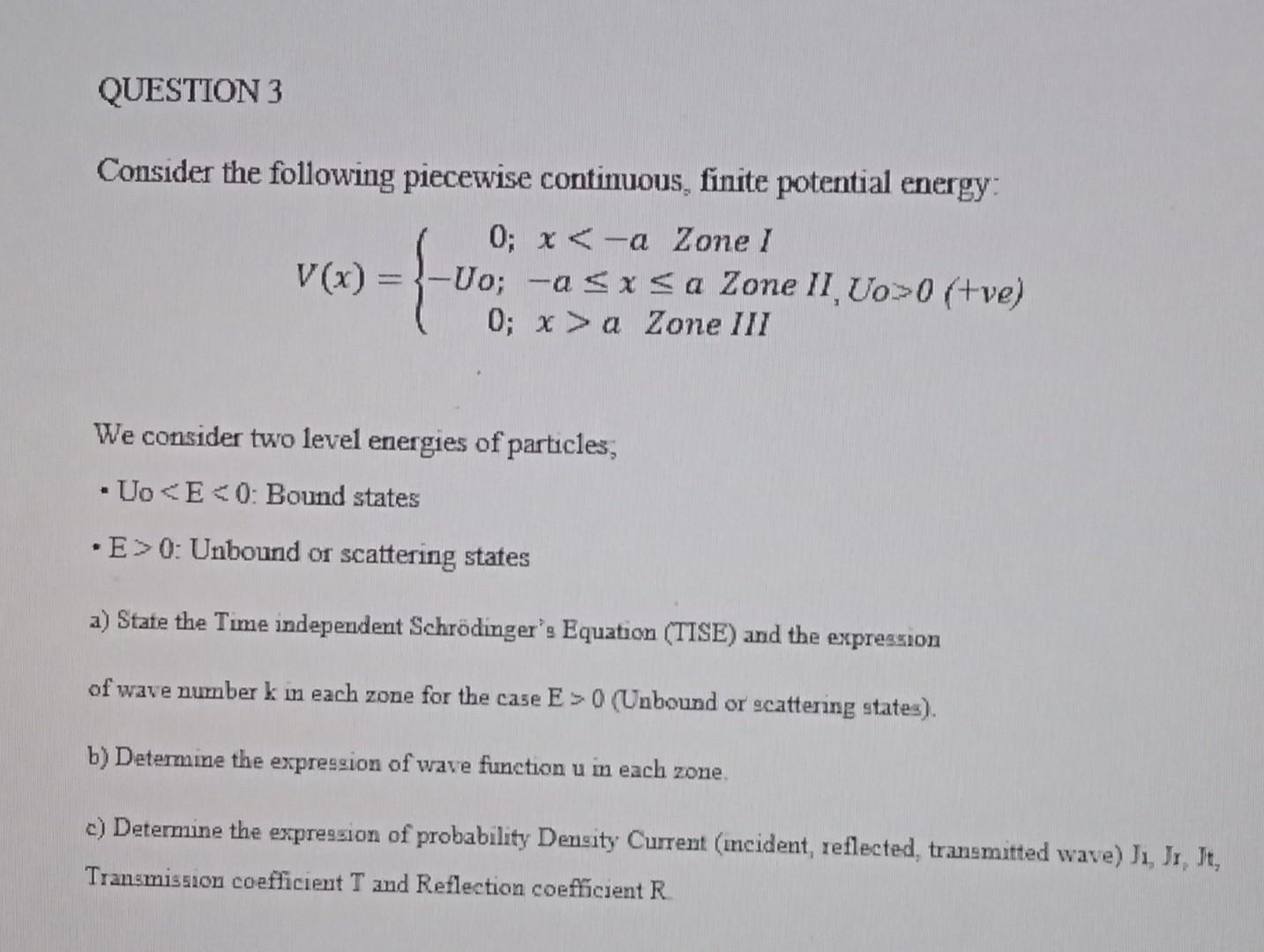 Solved Consider the following piecewise continuous, finite | Chegg.com