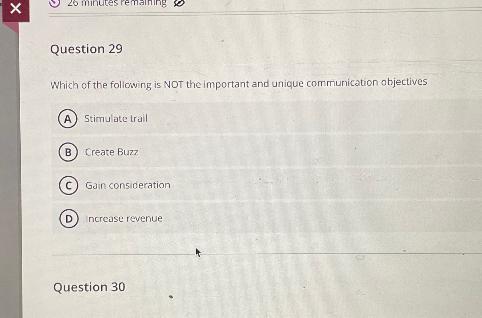 Solved Question 29Which of the following is NOT the | Chegg.com