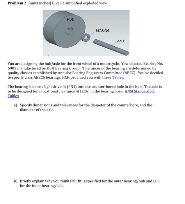 Solved Limit and Fits Problem 1: a) You are specifying | Chegg.com