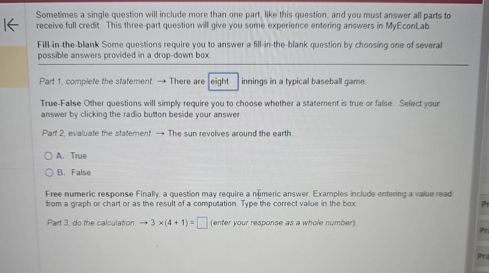 Solved Sometimes a single question will include more than | Chegg.com