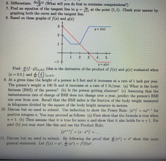 Solved 6. Differentiate. 2E (What will you do first to | Chegg.com