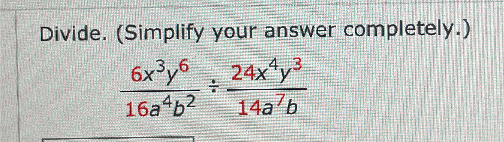 Solved Divide. (Simplify your answer | Chegg.com