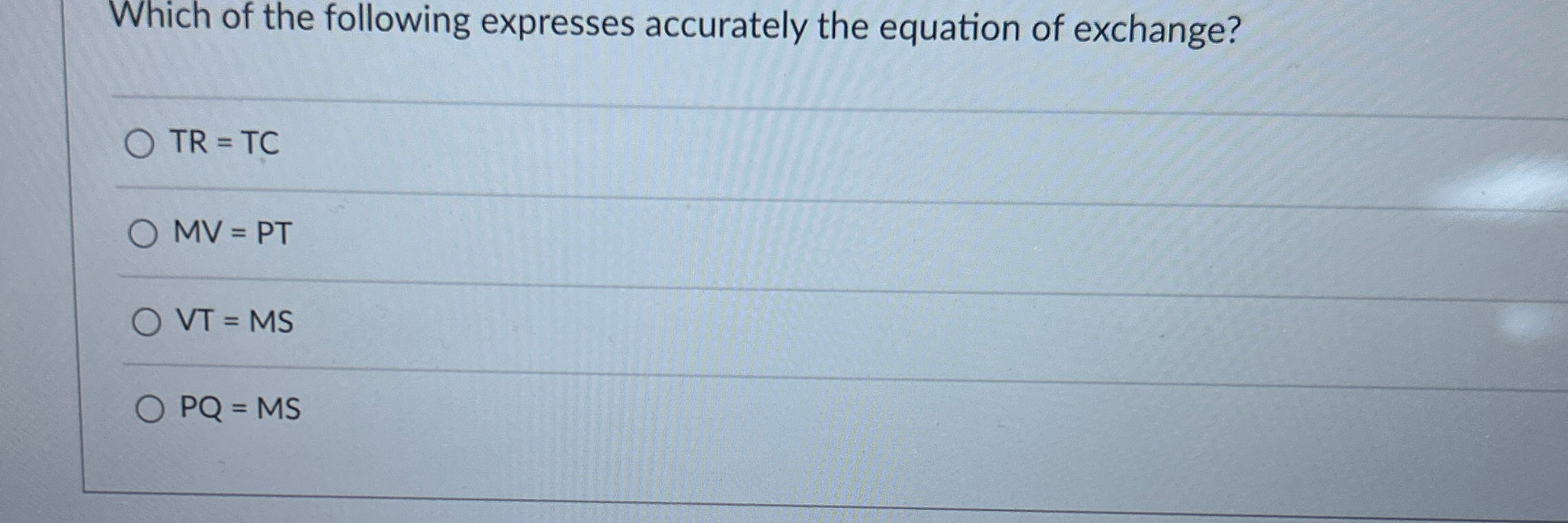 Solved Which of the following expresses accurately the | Chegg.com