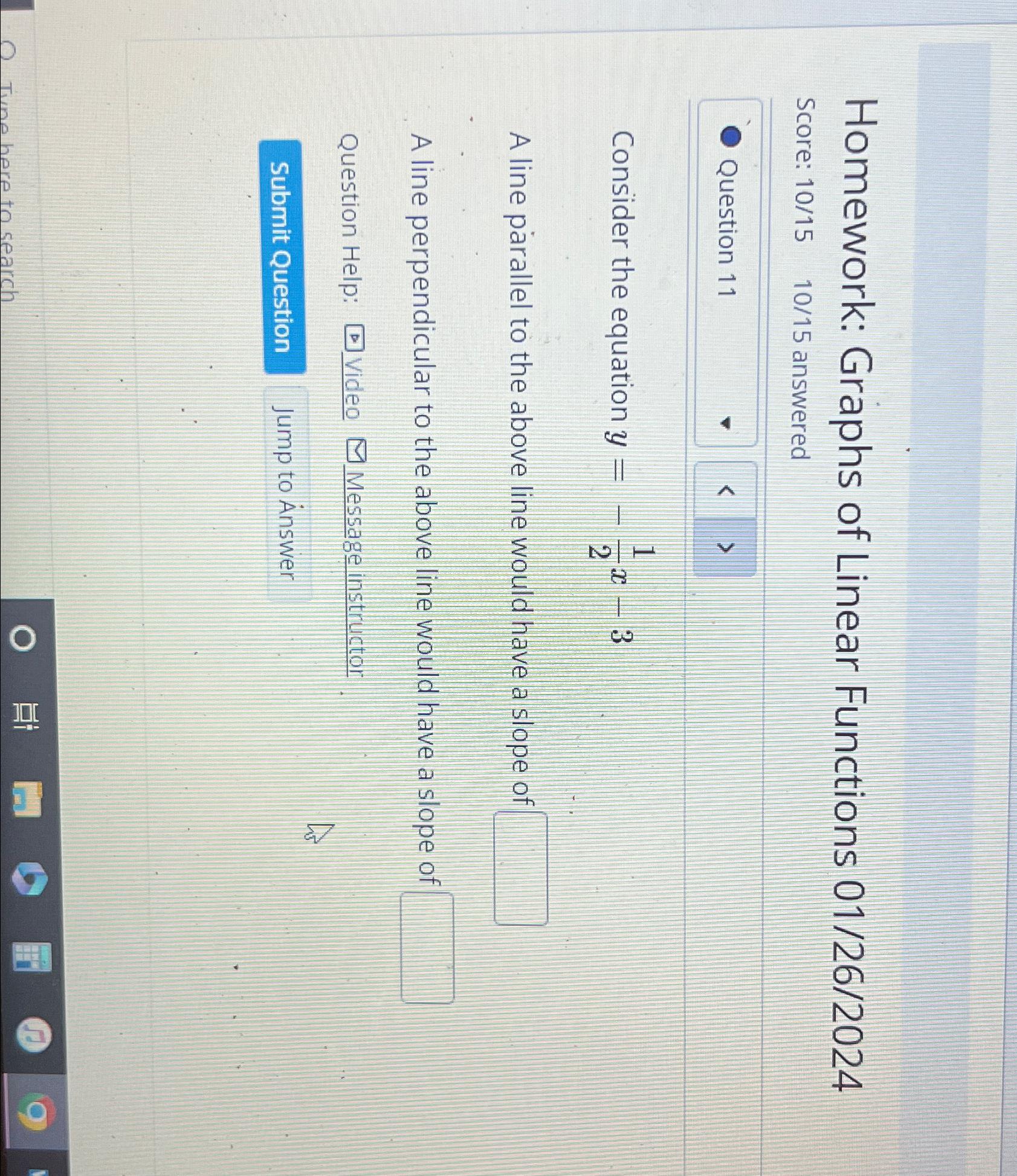 Solved Homework: Graphs of Linear Functions 01/26/2024Score: | Chegg.com