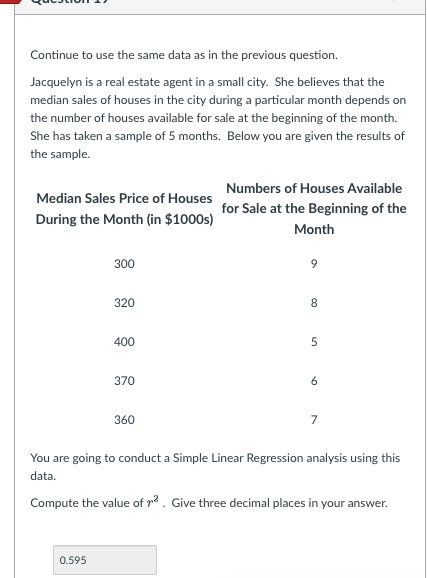 Solved Continue to use the same data as in the previous | Chegg.com