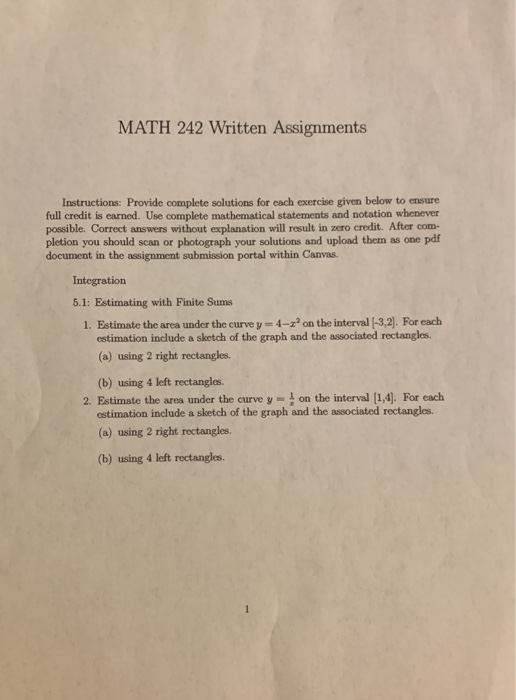 Solved Estimating With Finite Sums Use Complete Mathetical