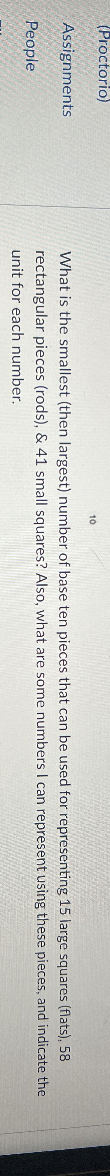 Solved Whay is the smallest then largest number of base tem | Chegg.com