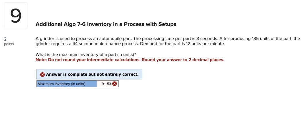 Solved Additional Algo 7-6 ﻿Inventory in a Process with | Chegg.com