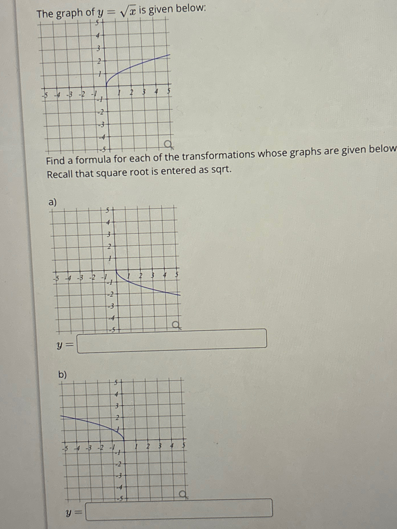 Solved Find a formula tor eacn от пne cransformations whose | Chegg.com
