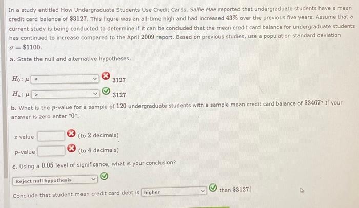 Solved In a study entitled How Undergraduate Students Use | Chegg.com