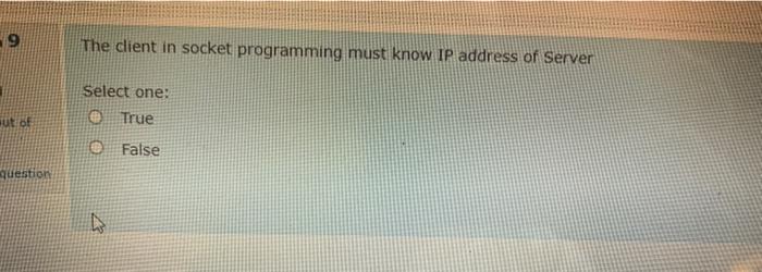 Solved Public Socket accept () commonly used in Server | Chegg.com