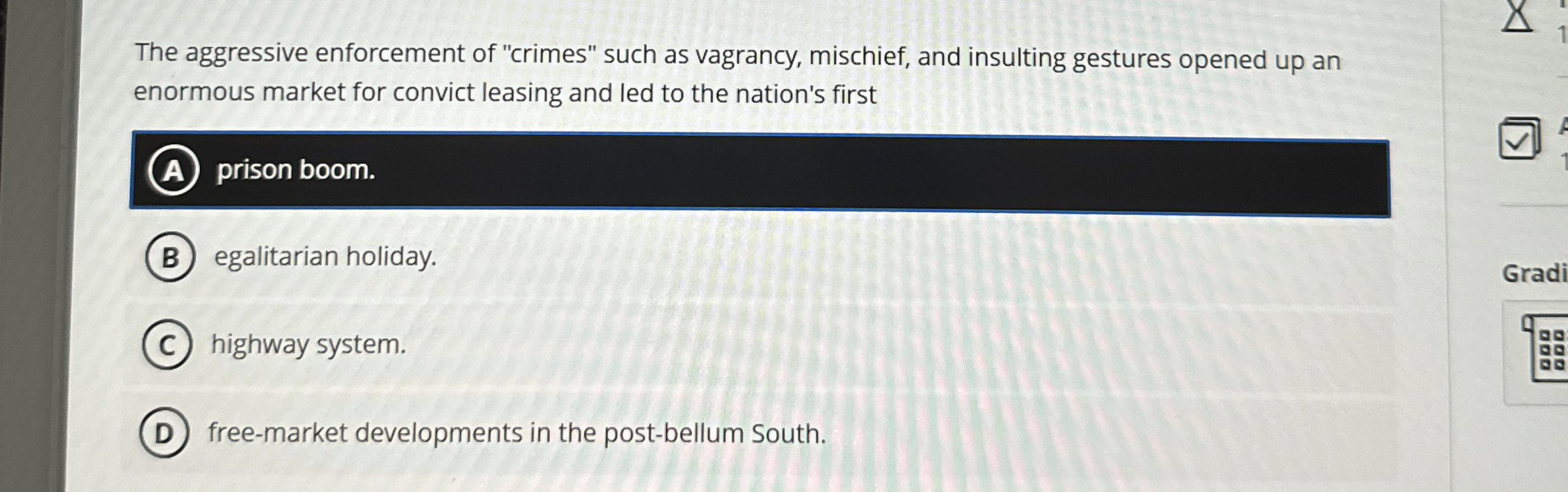 Solved The aggressive enforcement of "crimes" such as | Chegg.com