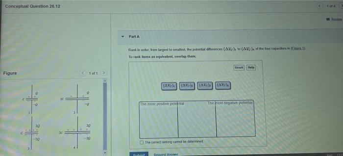 Solved Conceptual Question 26.12 Figure 3 20 -20 2C 20 2 + 1 | Chegg.com