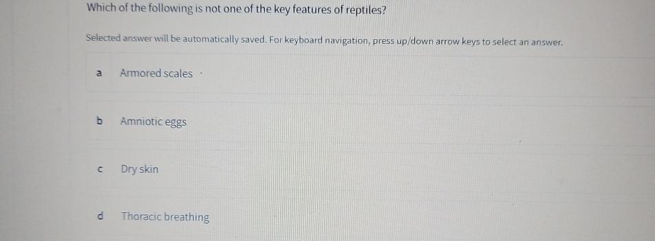 Solved Which of the following is not one of the key features | Chegg.com