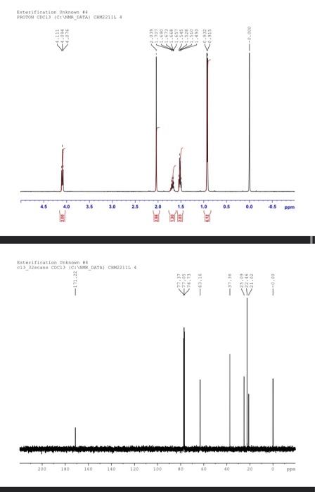 Solved hello, I need help drawing the ester and labeling the | Chegg.com