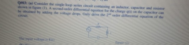 Solved 0403: (a) Consider the single-loop series circuit | Chegg.com