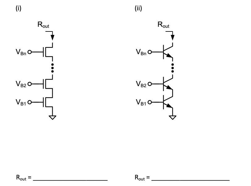 Solved To maximize the output impedance ( ﻿Rout ), ﻿an | Chegg.com