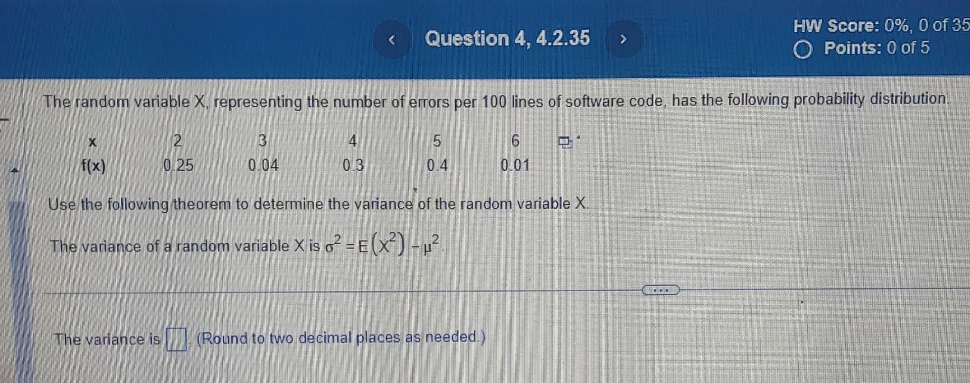 Solved The random variable X, representing the number of | Chegg.com