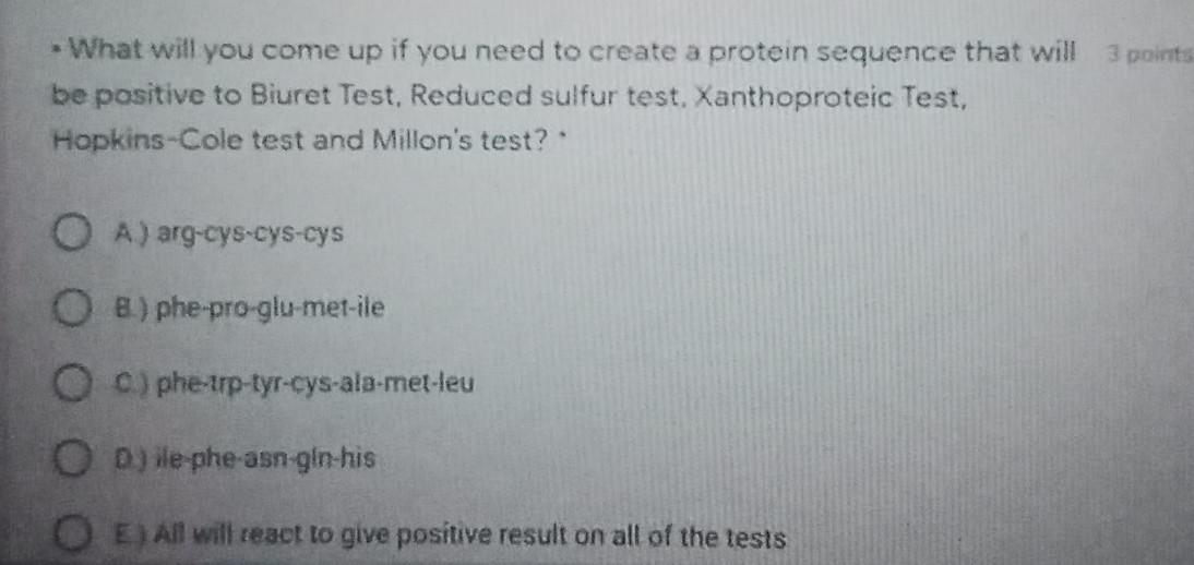 Solved 3 point What will you come up if you need to create a | Chegg.com