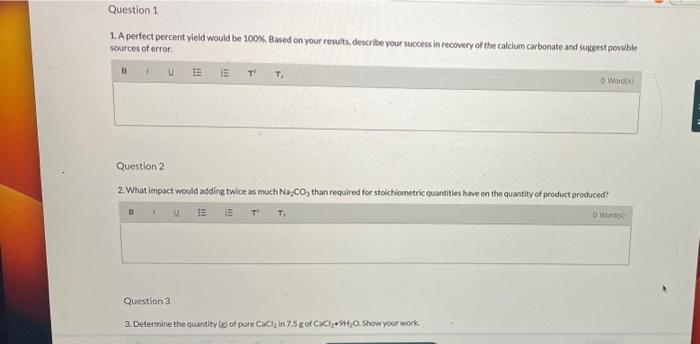 Solved Question 1 Data Table 1: Stoichiometry Values 2submit | Chegg.com Solved Question 1 Data Table 1: Stoichiometry Values 2submit | Chegg.com