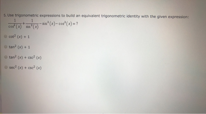Solved 5. Use trigonometric expressions to build an | Chegg.com