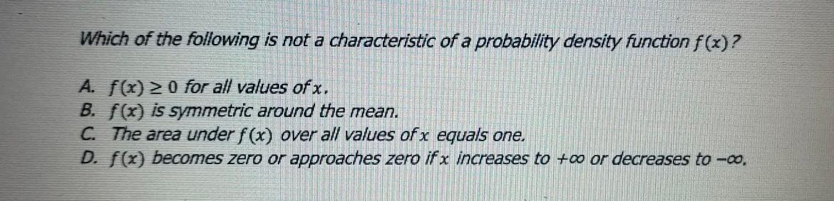 Solved Which of the following is correct? A. A continuous | Chegg.com