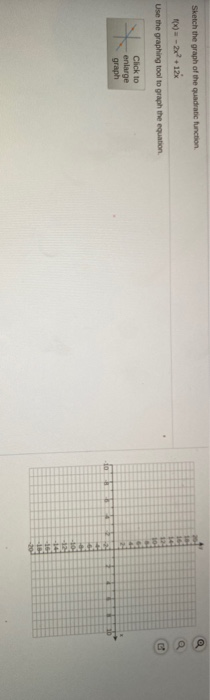 Solved Graph the following quadratic function using function | Chegg.com