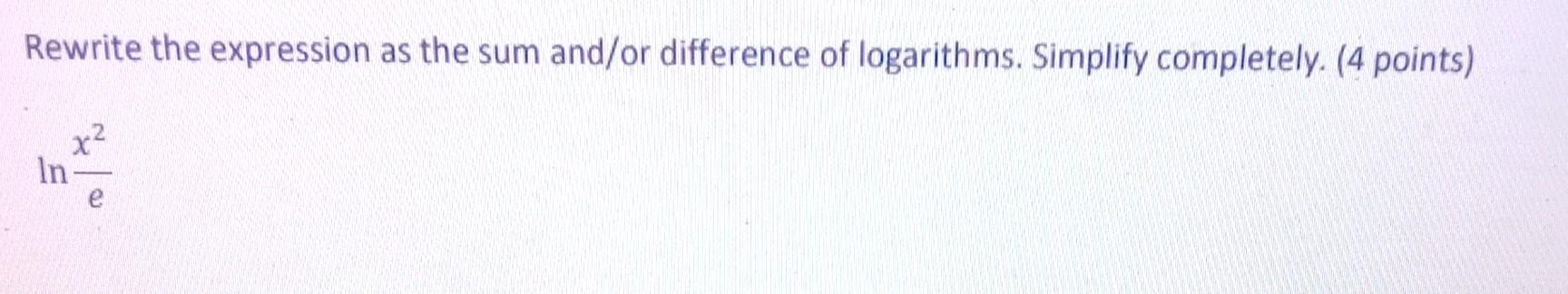 Solved Rewrite the expression as the sum and/or difference | Chegg.com