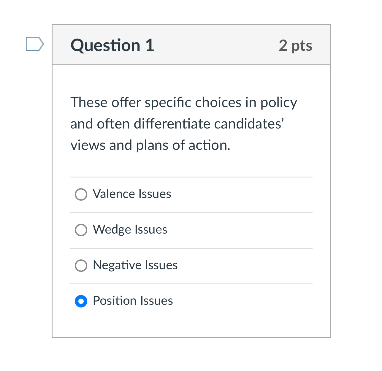 Solved Question 12 ﻿ptsThese offer specific choices in | Chegg.com
