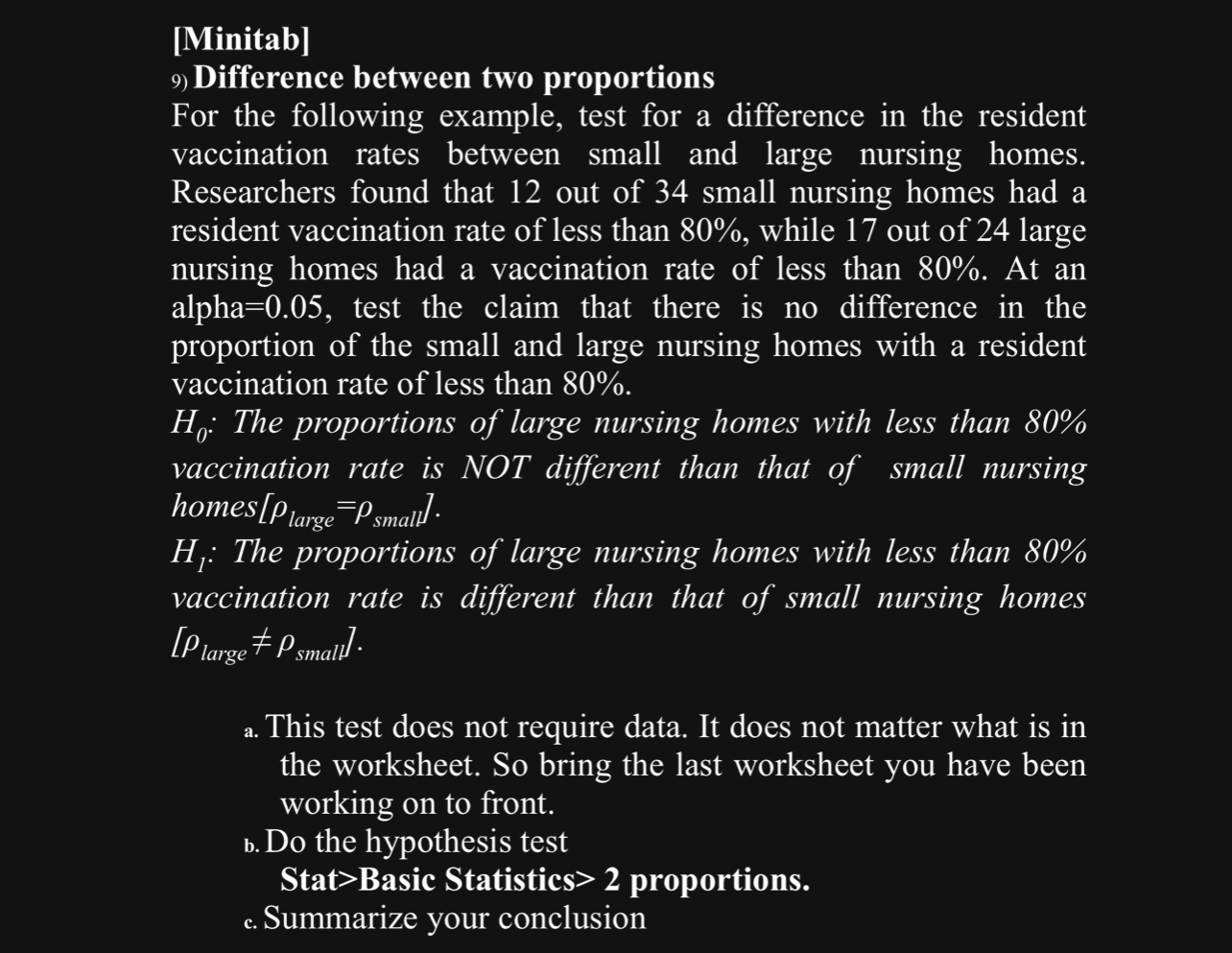 Solved Please help me solve this problem in Minitab step by | Chegg.com