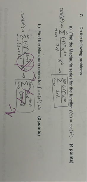 Solved Do the following problemsa) ﻿Find the Maclaurin | Chegg.com