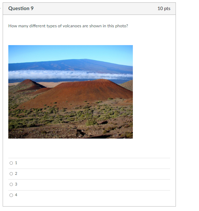 Solved Question 910ptsHow many different types of volcanoes | Chegg.com Solved Question 910ptsHow many different types of volcanoes | Chegg.com