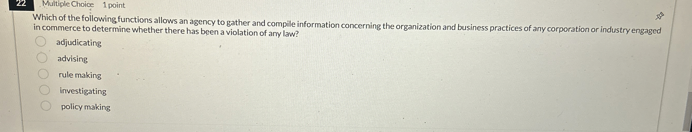Solved 22Multiple Choice1 ﻿pointWhich of the following | Chegg.com
