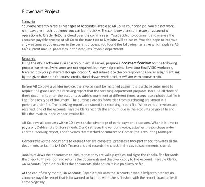 Solved Flowchart Project Scenario You were recently hired as | Chegg.com