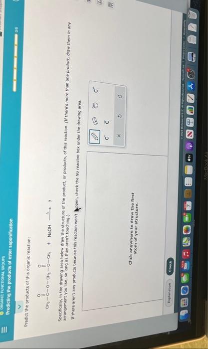 Solved Predict the products of this organic reaction: | Chegg.com