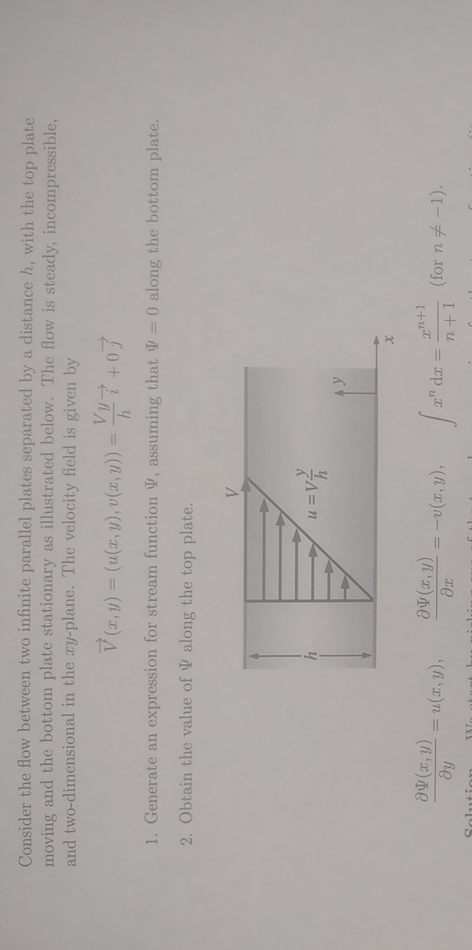 Solved Consider the flow between two infinite parallel | Chegg.com