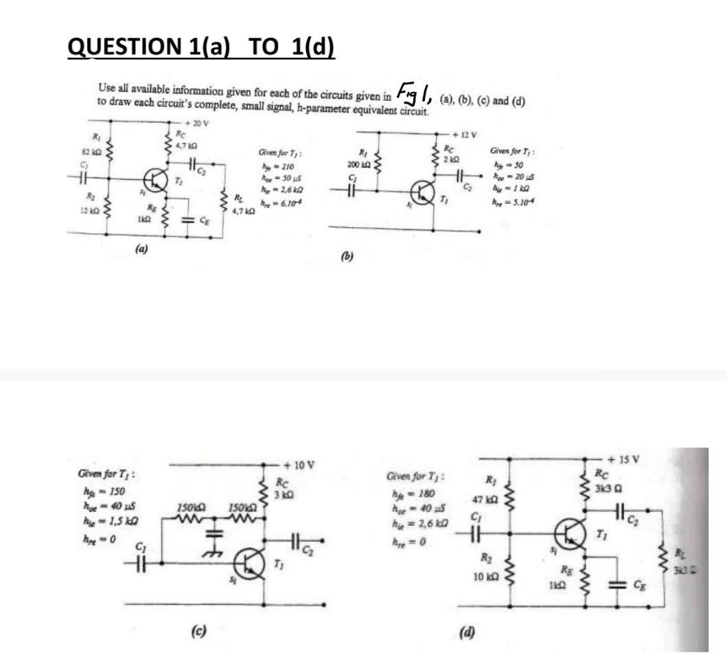 Solved (i) small signal ac model dynamic equivalent circuit | Chegg.com