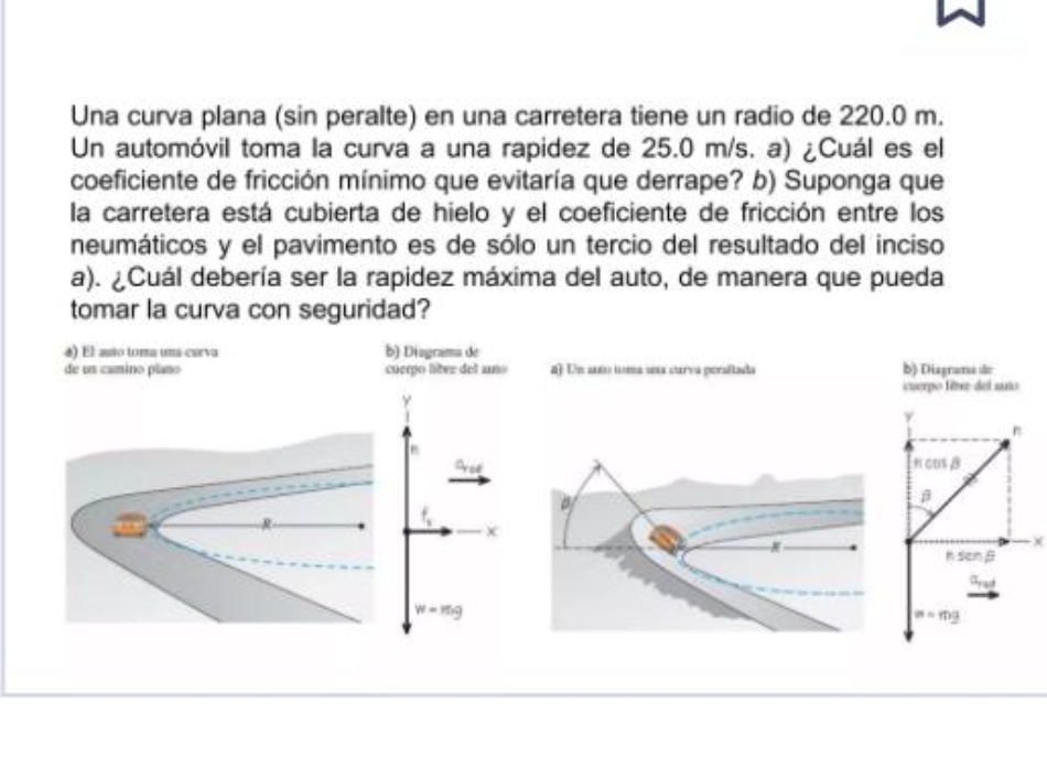 Solved Una curva plana (sin peralte) ﻿en una carretera tiene | Chegg.com
